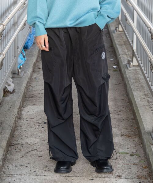 SEQUENZ（シークエンズ）の「【SEQUENZ】 DRAWSTRING LOOSE CARGO PANTS / ドローコード マイクログログラン ルーズ カーゴ パンツ（カーゴパンツ ...