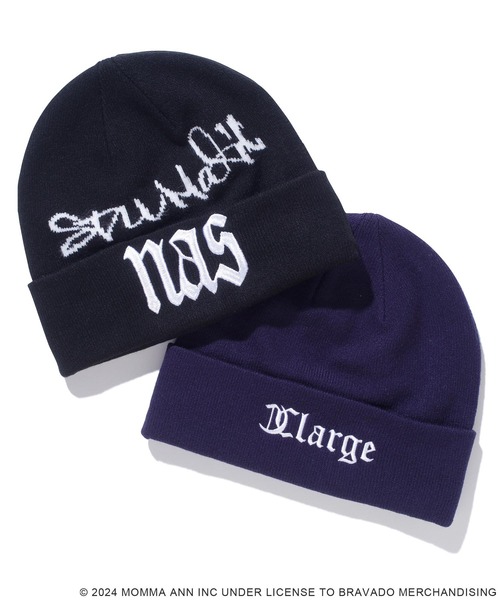 XLARGE（エクストララージ）の「XLARGE x NAS BEANIE（ニットキャップ/ビーニー）」 - WEAR