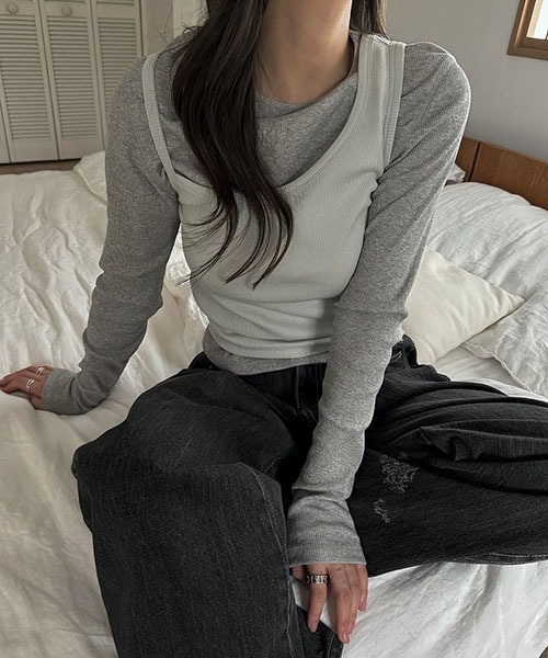 WILLFULLY（ウィルフリー）の「decoration stitch rib long T（Tシャツ/カットソー）」 - WEAR