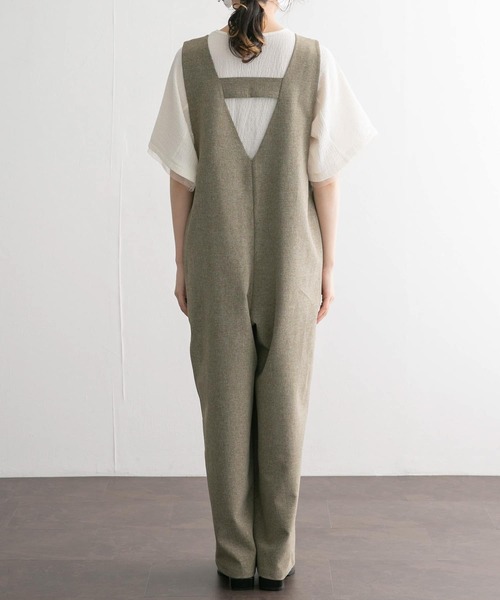 KBF（ケイビーエフ）の「『UR TECH DRYLUXE』バックベルトオールインワン（サロペット/オーバーオール）」 - WEAR