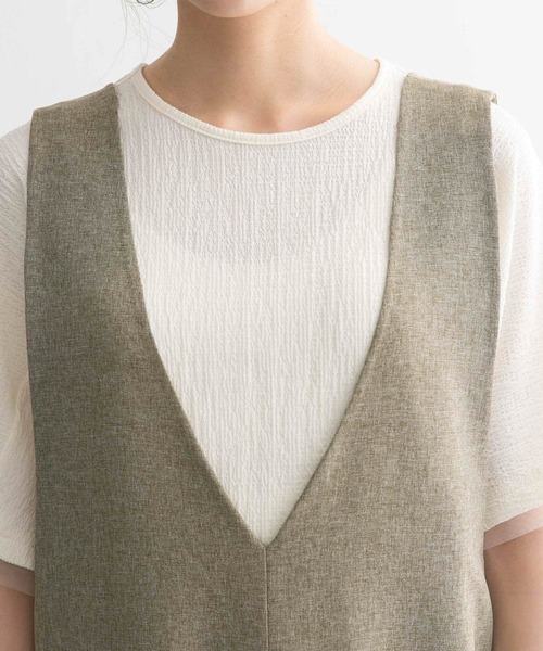 KBF（ケイビーエフ）の「『UR TECH DRYLUXE』バックベルトオールインワン（サロペット/オーバーオール）」 - WEAR