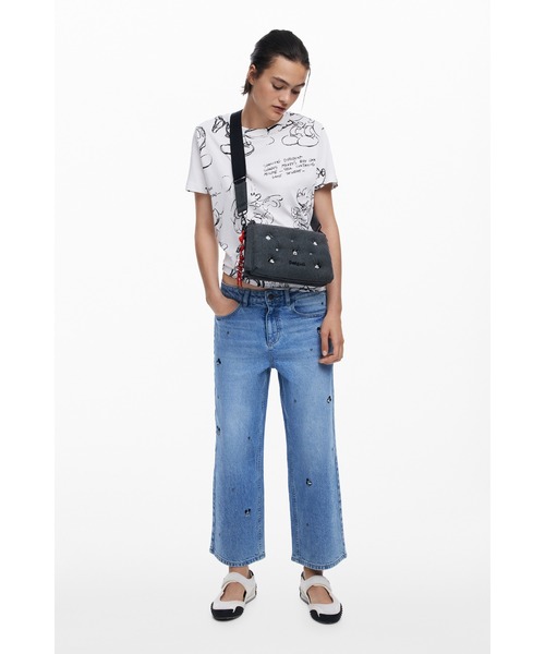 ミッキーマウスデニムショルダーバッグ（ショルダーバッグ）｜Desigual