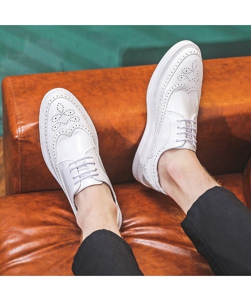 【セール】【OKUOKU 0909】フェイクレザー ドレスシューズ oku-shoes-623280967136-68（ドレスシューズ ...