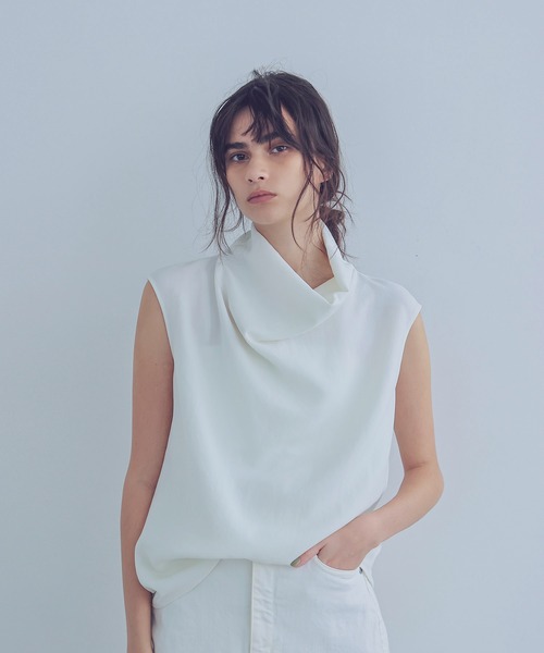 double cloth drape neck pullover(ダブルクロスドレープネックプルオーバー)（シャツ/ブラウス）｜DRESSLAVE（ドレスレイブ）のファッション通販 ...