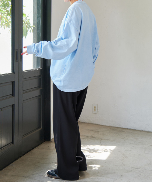 Spick & Span（スピックアンドスパン）の「melple / メイプル別注 long sleeves（Tシャツ/カットソー）」 - WEAR