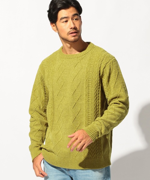 BAYFLOW（ベイフロー）の「【WEB限定】ケーブルニットプルオーバー（ニット/セーター）」 - WEAR