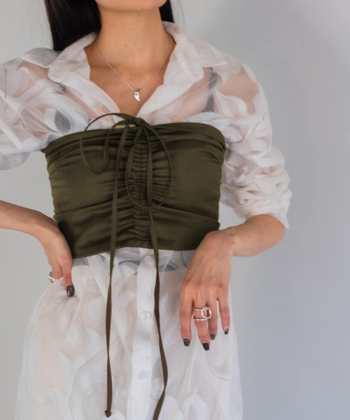 sahara（サハラ）の「Gather Bustier（その他トップス）」 - WEAR