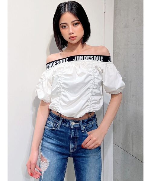 GYDA（ジェイダ）の「JUNOESQUEオフショルドロストブラウス（シャツ/ブラウス）」 - WEAR