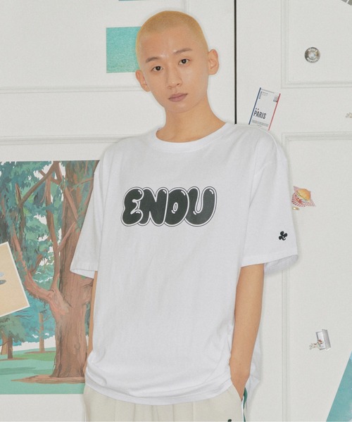 ENOU（エノウ）の「【ENOU】BUBBLE LOGO T-SHIRT / エノウ バブル ロゴ Tシャツ .（Tシャツ/カットソー ...