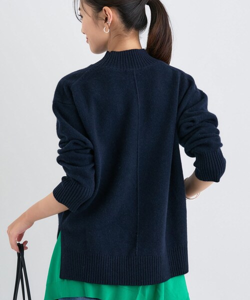 セール】【冬ニット人気NO．1！／カシミヤ混】ミドルゲージハイネック