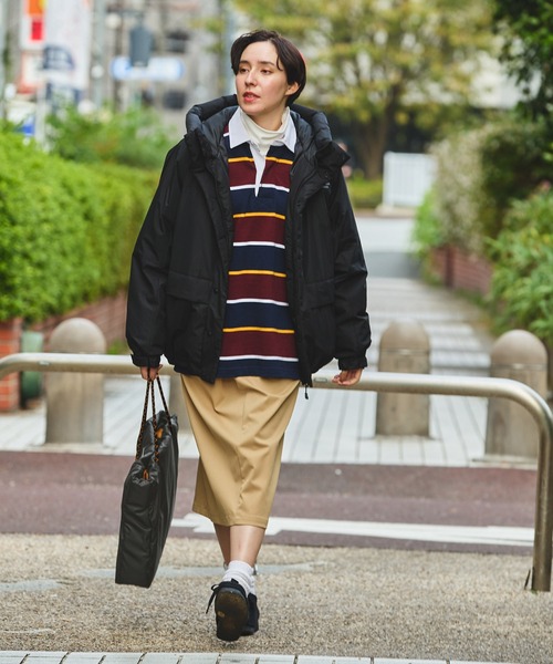 KiU（キウ）の「KiU/キウ 別注 2WAY 撥水パデッド ショルダートートバッグ（トートバッグ）」 - WEAR