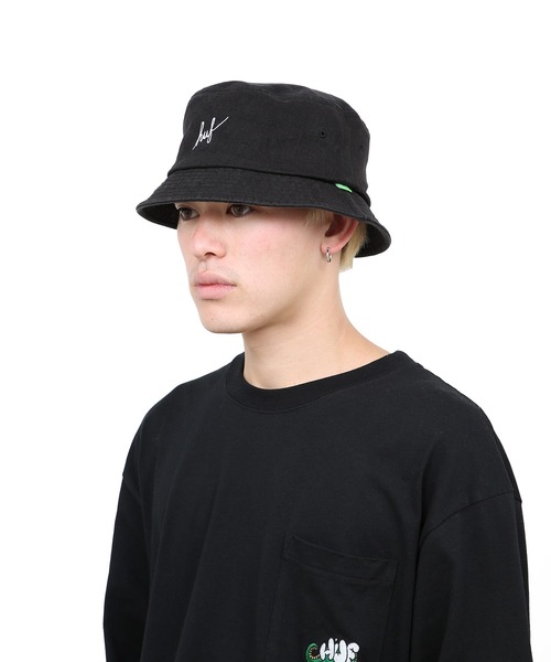 HUF（ハフ）の「SCRIPT BUCKET HAT / HUF バケットハット バケハ（ハット）」 - WEAR