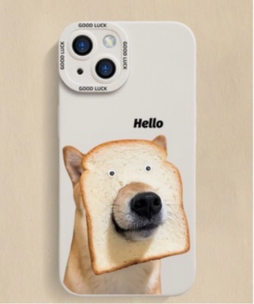 【セール】【OKUOKU 0909】iPhoneケース デザイン 犬 ドッグ 食パン oku-iphonecase-708850097506 ...