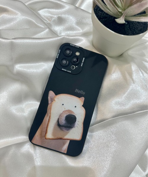 【セール】【OKUOKU 0909】iPhoneケース デザイン 犬 ドッグ 食パン oku-iphonecase-708850097506 ...
