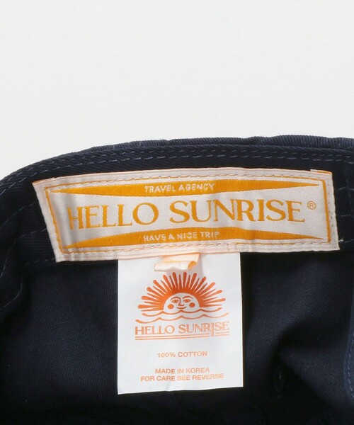 HELLO SUNRISE（ハローサンライズ）の「＜HELLO SUNRISE＞ ハロー タイポ ロゴ 6パネル キャップ（キャップ）」 - WEAR