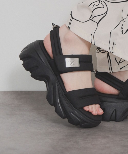 NICAL（ニカル）の「【NICAL】ダブルベルトパデットサンダル/554216（サンダル）」 - WEAR