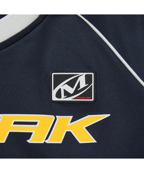 MIHAK（ミハク）の「94 フットボールクロップジャージTシャツ (NAVY)（Tシャツ/カットソー）」 - WEAR