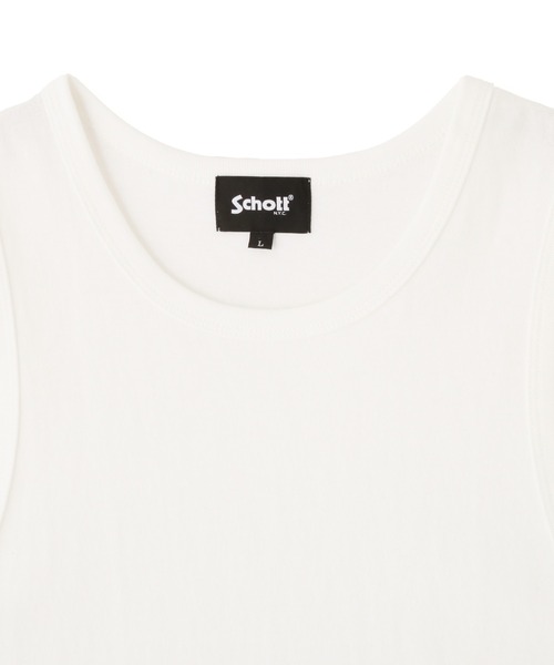 schott（ショット）の「Schott/ショット/PIGMENT OD TANK TOP/ピグメント オーバーダイ タンクトップ（タンク ...