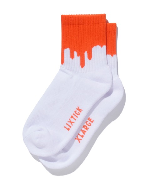 XLARGE（エクストララージ）の「XLARGE×LIXTICK DRIP SOCKS 3PACK（ソックス/靴下）」 - WEAR