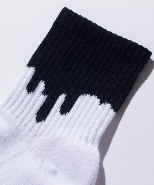 XLARGE（エクストララージ）の「XLARGE×LIXTICK DRIP SOCKS 3PACK（ソックス/靴下）」 - WEAR
