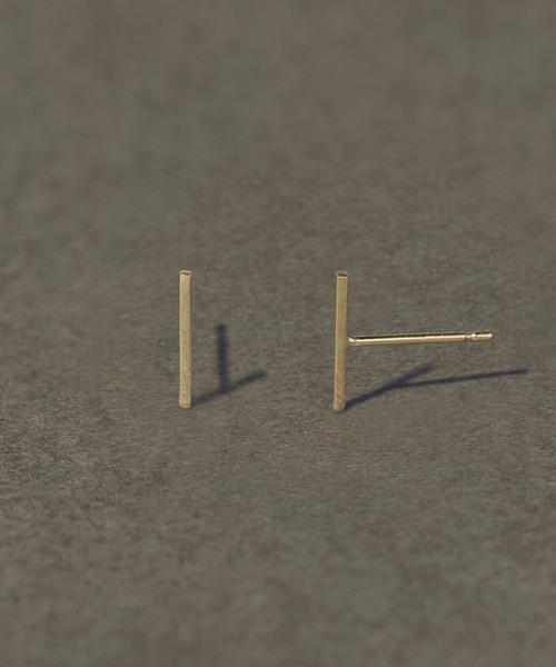 【K18】ラインバーピアス/金属アレルギー対応（ピアス（両耳用））｜JUPITER（ジュピター）のファッション通販 - ZOZOTOWN
