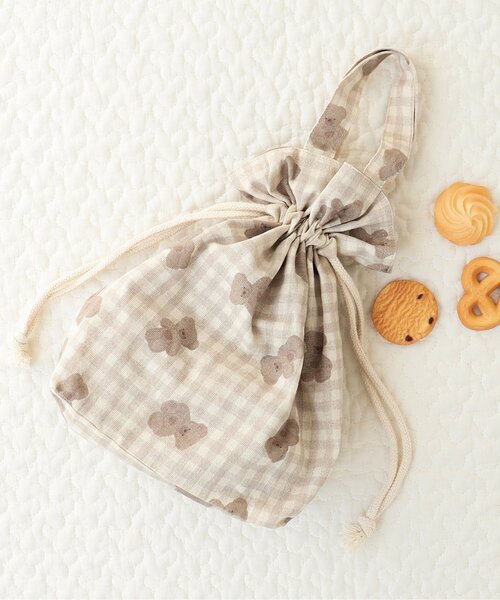 apres les cours（アプレレクール）の「tiny bear 巾着バッグ（ハンドバッグ）」 - WEAR