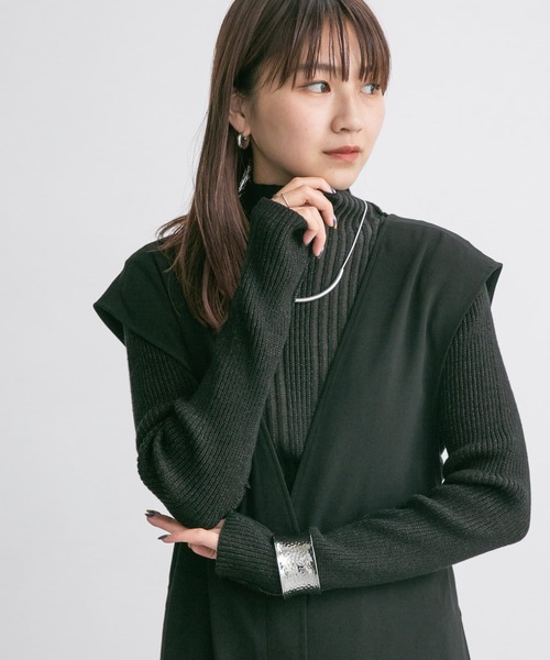 KBF（ケイビーエフ）の「illi ランダムRIBハイネックニット（ニット/セーター）」 - WEAR