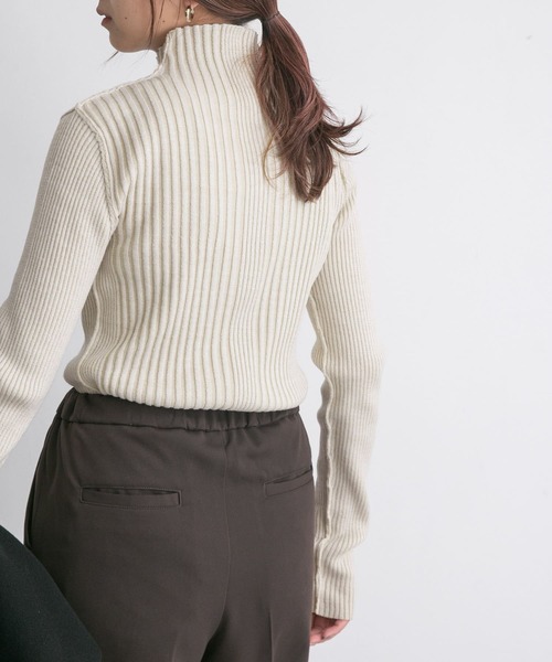 KBF（ケイビーエフ）の「illi ランダムRIBハイネックニット（ニット/セーター）」 - WEAR