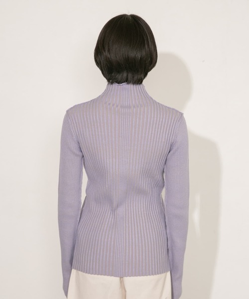 KBF（ケイビーエフ）の「illi ランダムRIBハイネックニット（ニット/セーター）」 - WEAR