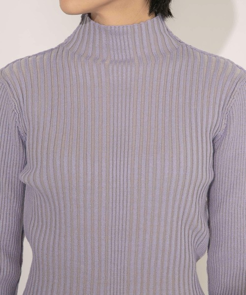 KBF（ケイビーエフ）の「illi ランダムRIBハイネックニット（ニット/セーター）」 - WEAR