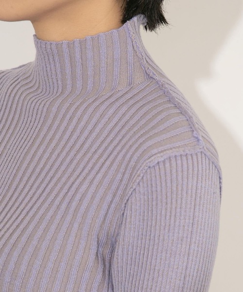 KBF（ケイビーエフ）の「illi ランダムRIBハイネックニット（ニット/セーター）」 - WEAR