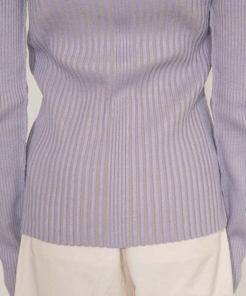 KBF（ケイビーエフ）の「illi ランダムRIBハイネックニット（ニット/セーター）」 - WEAR