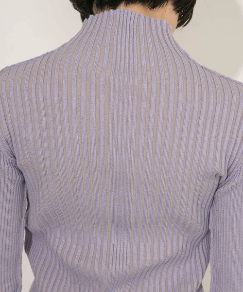 KBF（ケイビーエフ）の「illi ランダムRIBハイネックニット（ニット/セーター）」 - WEAR