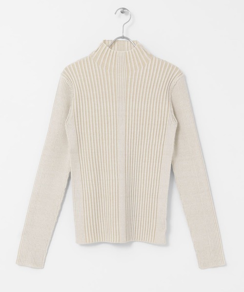 KBF（ケイビーエフ）の「illi ランダムRIBハイネックニット（ニット/セーター）」 - WEAR