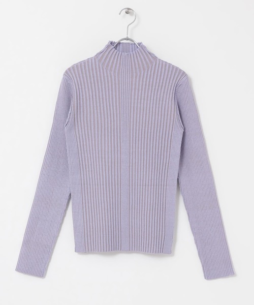 KBF（ケイビーエフ）の「illi ランダムRIBハイネックニット（ニット/セーター）」 - WEAR