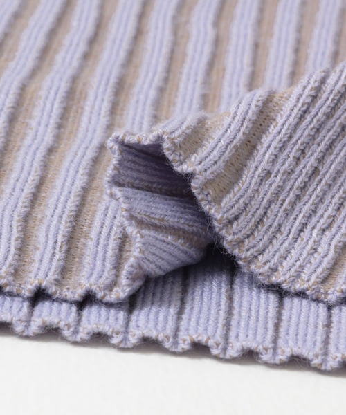 KBF（ケイビーエフ）の「illi ランダムRIBハイネックニット（ニット/セーター）」 - WEAR