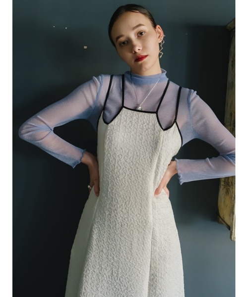 sahara（サハラ）の「Front Design Piping Dress（ワンピース）」 - WEAR