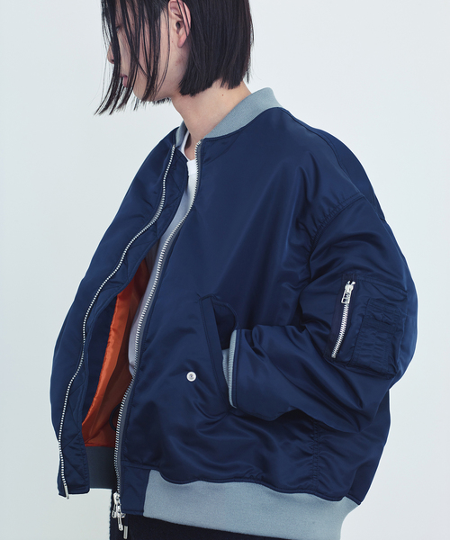 Oriens JOURNAL STANDARD（オリエンス ジャーナルスタンダード）の「【Name./ネーム】NYLON TWILL MA-1：ブルゾン（ブルゾン）」 - WEAR