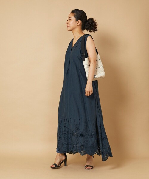 FREAK'S STORE（フリークスストア）の「Freada/フリーダ シフリ刺繍ノースリーブワンピース（ワンピース）」 - WEAR