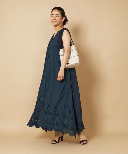 FREAK'S STORE（フリークスストア）の「Freada/フリーダ シフリ刺繍ノースリーブワンピース（ワンピース）」 - WEAR