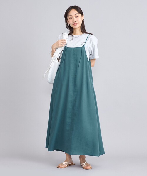 coen（コーエン）の「ポリツイル2wayキャミワンピース（ワンピース）」 - WEAR