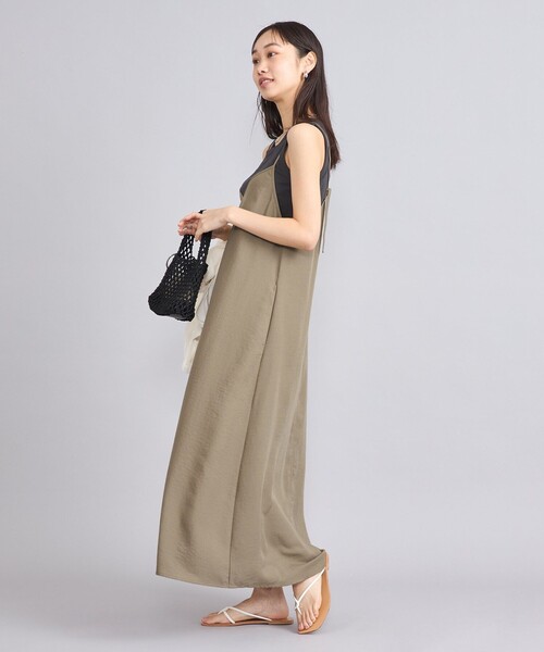 coen（コーエン）の「ポリツイル2wayキャミワンピース（ワンピース）」 - WEAR