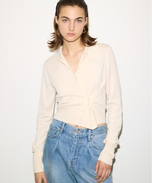 セール】THROW KNIT POLO 2WAY HG CD ニット ポロ 2ウェイ ハイゲージ