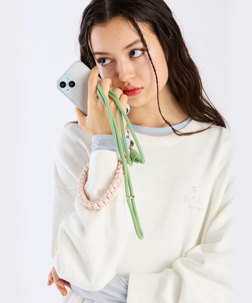 To b. by agnes b.（トゥービーバイアニエスベー）の「WX33 MOBILE モバイルストラップセット（スマホケース/カバー ...