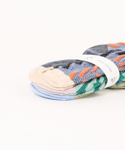 stample（スタンプル）の「ビッグアロー メッシュ ショートソックス 【3足セット】（ソックス/靴下）」 - WEAR