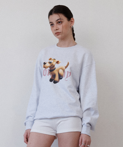 COLOR TOMBOY CREWNECK [MELANGE GRAY]（スウェット）｜Retriever Club（レトリーバークラブ）の ...