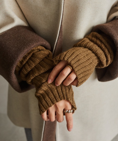 SETUP7（セットアップセブン）の「【SETUP7】リブニットアームウォーマー ASH（アームカバー）」 - WEAR