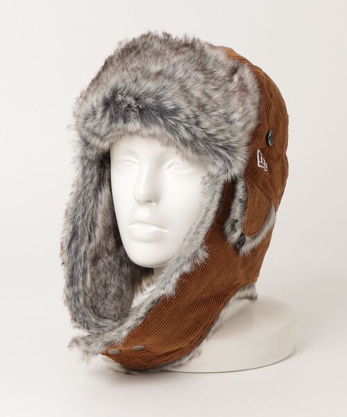 NEW ERA（ニューエラ）の「NEW ERA/ニューエラ キャップ トラッパー Corduroy Trapper キャメル 13750845（キャップ）」 - WEAR