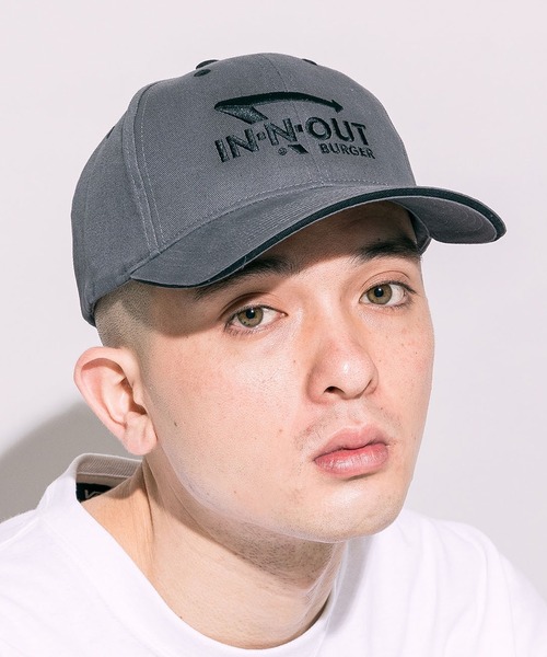 In-N-Out Burger（インアンドアウトバーガー）の「IN-N-OUT/インアンドアウトバーガー GREY HAT キャップ（キャップ ...