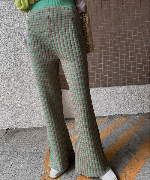 Ameri（アメリ）の「COLORFUL GINGHAM CHECK PANTS（その他パンツ）」 - WEAR
